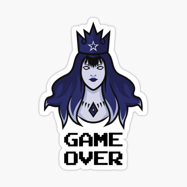 "QUEEN GAMER" Sticker by heyadrian | Redbubble