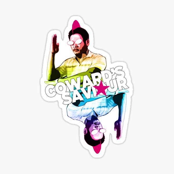 "Coward's Saviour (Ng Man Tat)" Sticker for Sale by bammydfbb | Redbubble