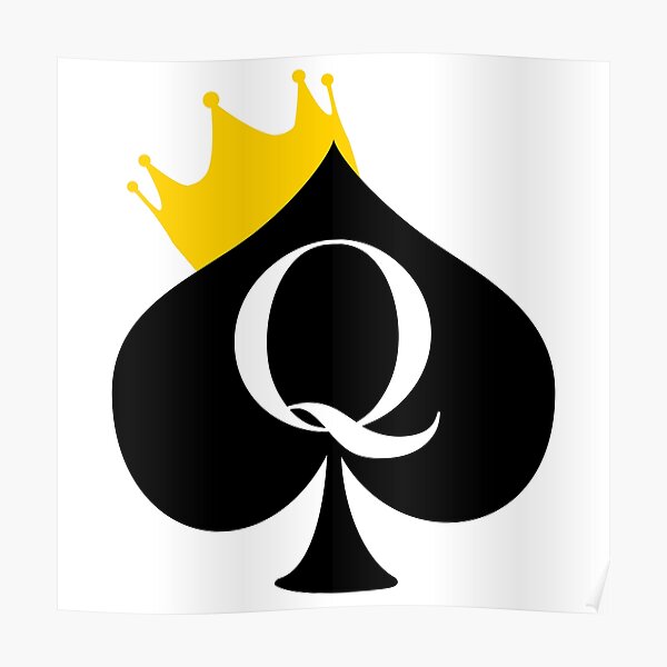 Black Bull Queen Of Spades Posters | Redbubble