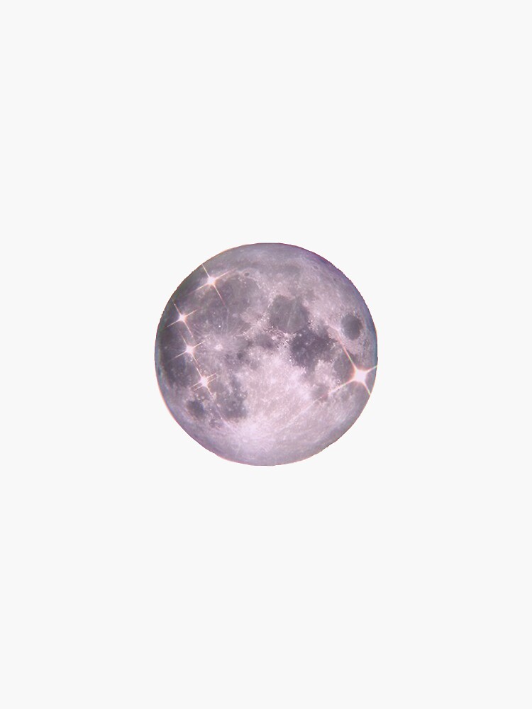 "full moon sticker" Sticker for Sale by hxppyduck | Redbubble