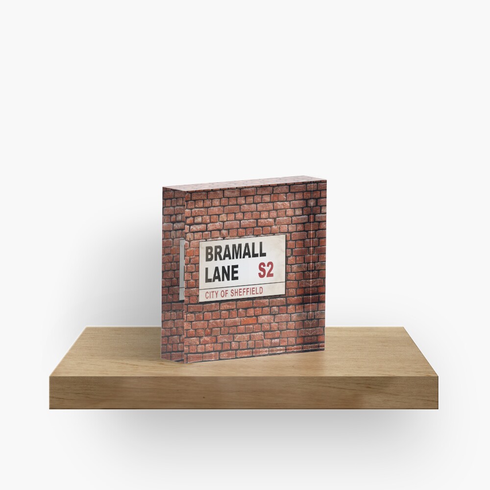 "Bramall Lane Street Sign" Acrylic Block for Sale by rogue-design ...