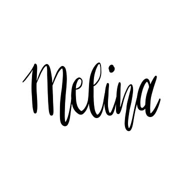 "Melina" Sticker for Sale by Jasisart | Redbubble