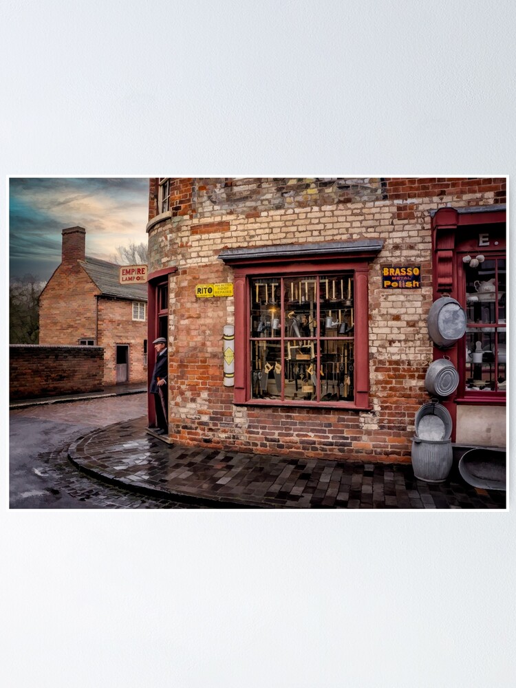 "British Vintage Shop " Poster for Sale by AJEvans | Redbubble