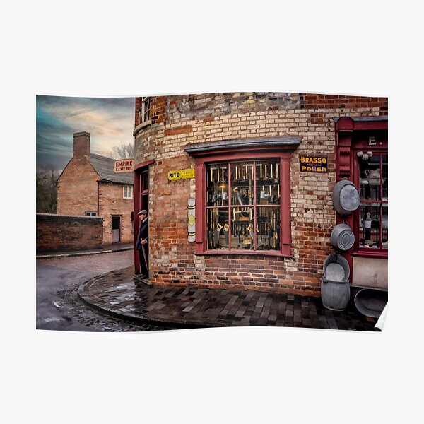 "British Vintage Shop " Poster for Sale by AJEvans | Redbubble