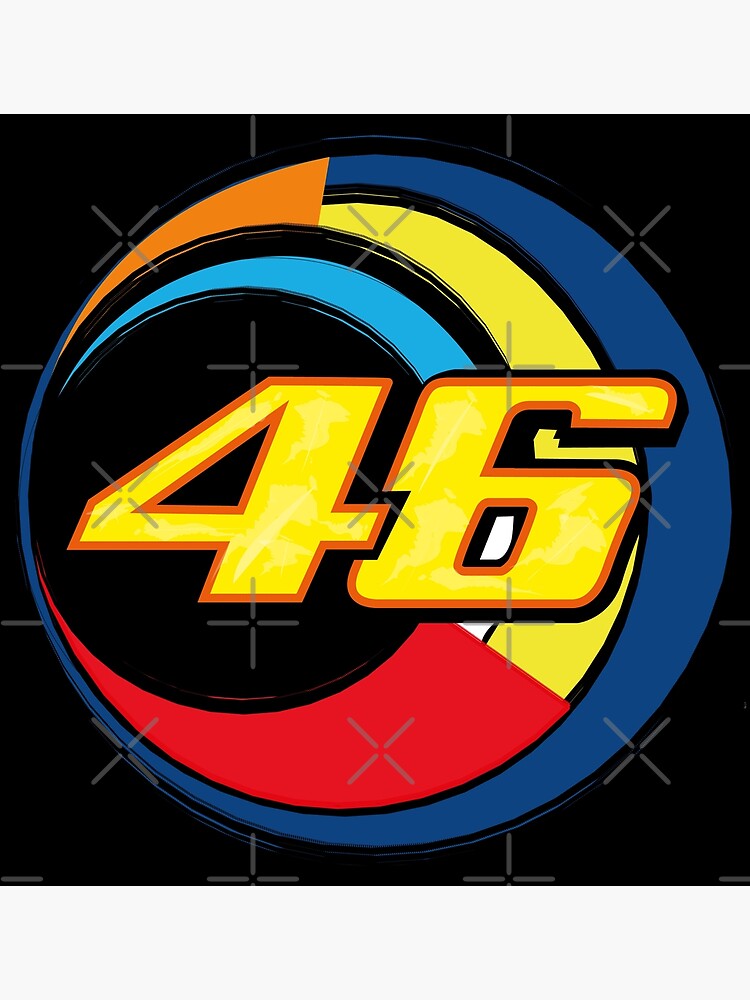 "VR 46" Poster by LeShouArt | Redbubble