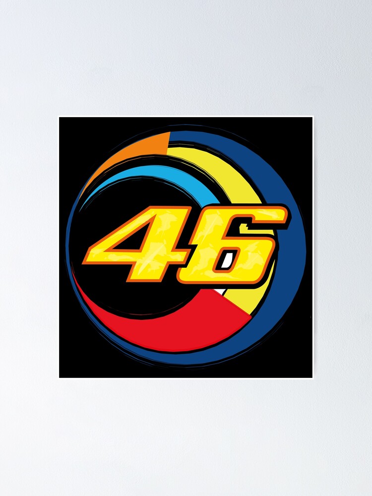 "VR 46" Poster by LeShouArt | Redbubble