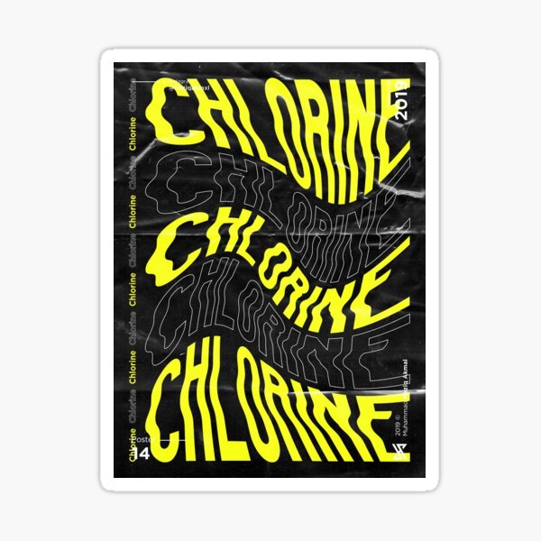 "Chlorine " Sticker for Sale by HoloPerception | Redbubble