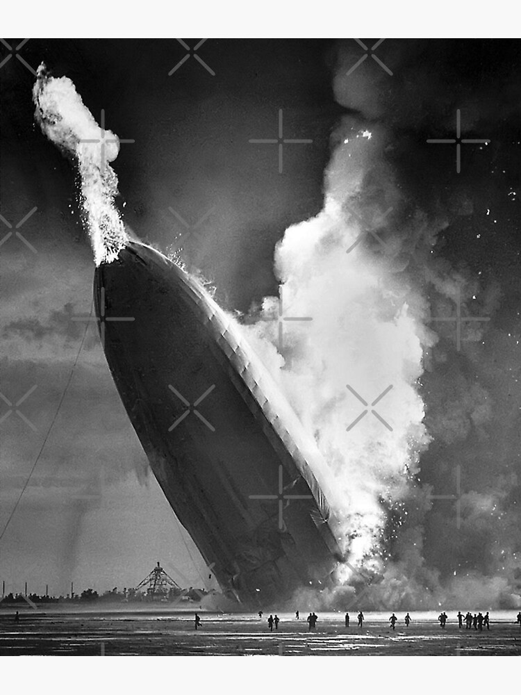 "Zeppelin Airship Hindenburg Disaster Circa 1937" Poster by ...