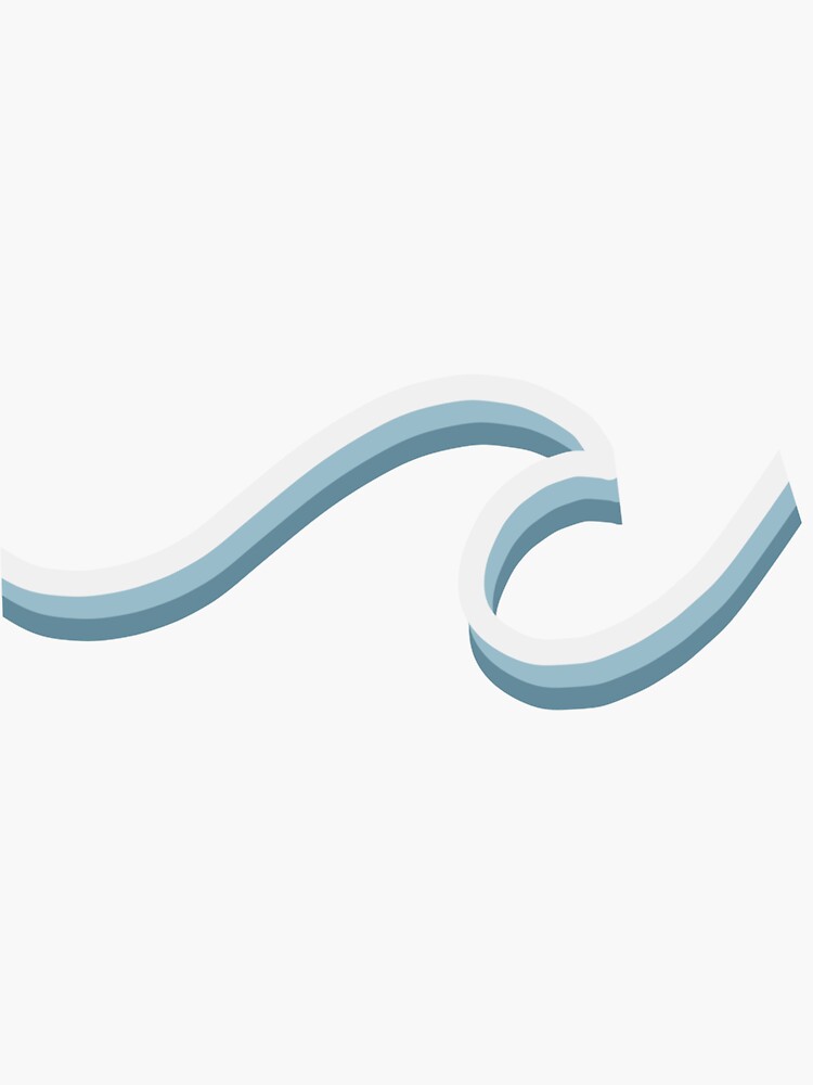"vsco wave " Sticker by RiptideStickers | Redbubble