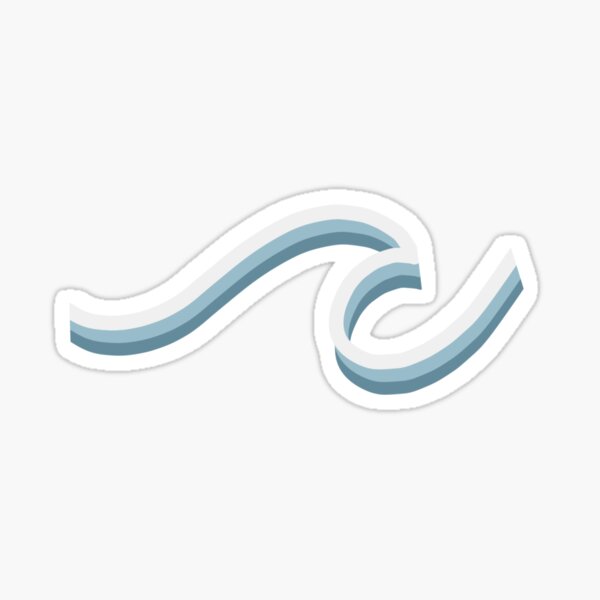 "vsco wave " Sticker by RiptideStickers | Redbubble