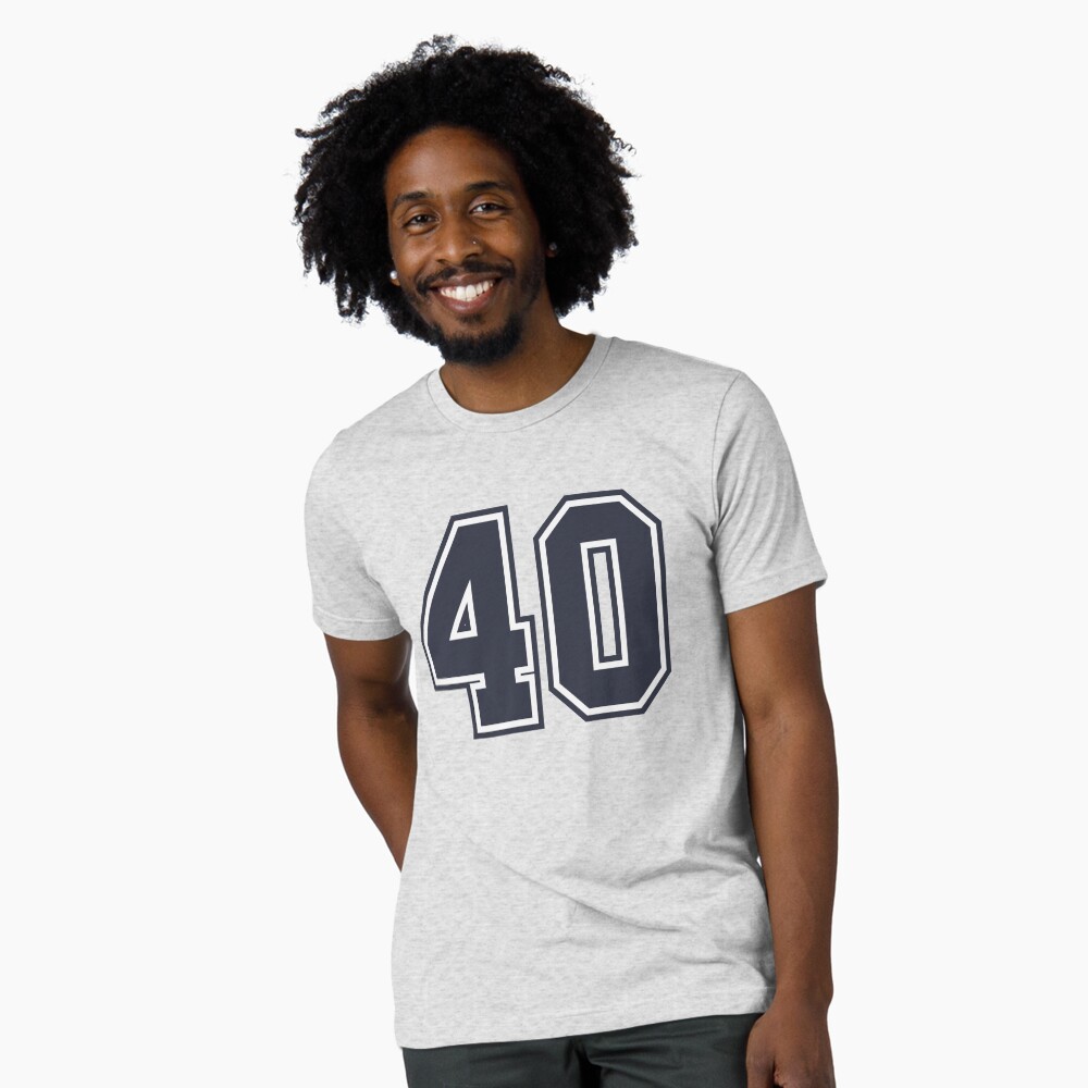 "40 Sports Number Fourty" Sticker for Sale by HelloFromAja | Redbubble