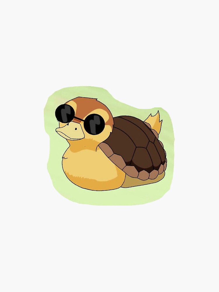 "Transparent Turtle Duck Sticker (100% profit to BLM)" Sticker for Sale ...