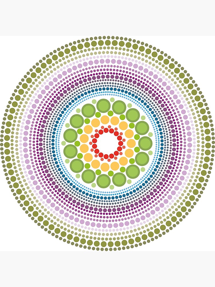 "Rainbow Aboriginal Art" Poster for Sale by FoodinaCan | Redbubble