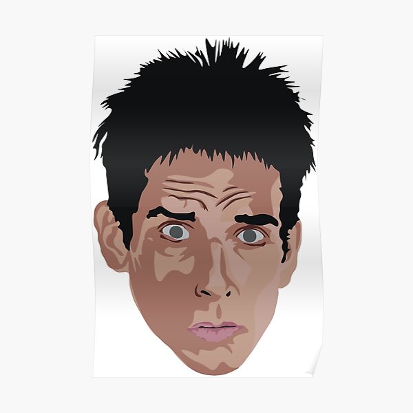 "Zoolander" Poster by FutureSpace | Redbubble