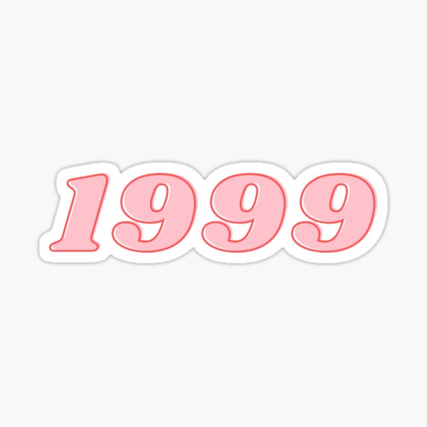 "1999" Sticker for Sale by polishalpaca | Redbubble