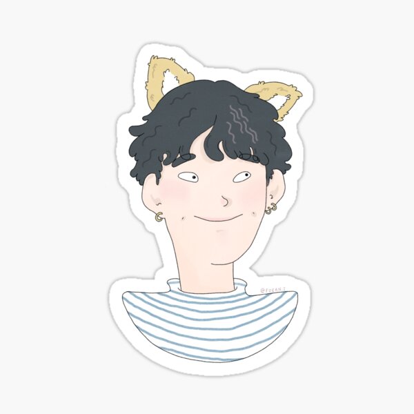 "ATEEZ San" Sticker by furanzz | Redbubble