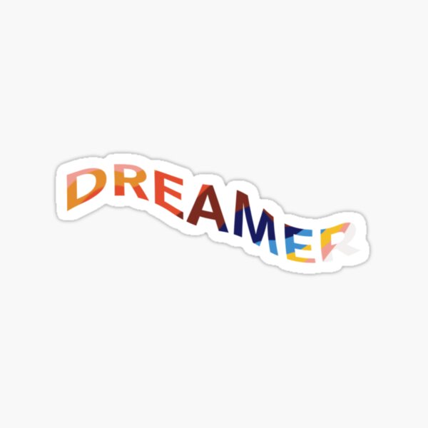 "dreamer" Sticker for Sale by groovystickersx | Redbubble