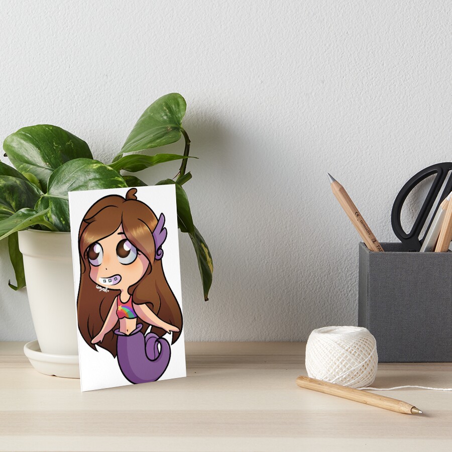 "Mermaid Mabel Pines Gravity Falls" Art Board Print for Sale by Lemyah ...