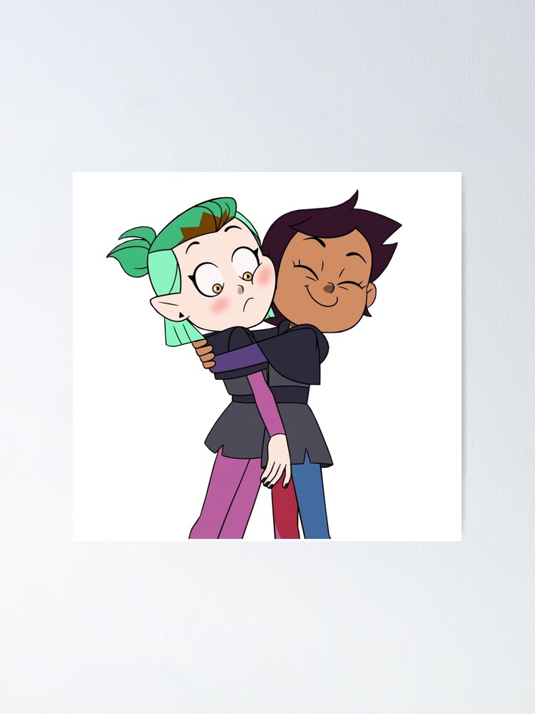 "Luz & Amity Hug - Lumity" Poster by PaulMomotte | Redbubble