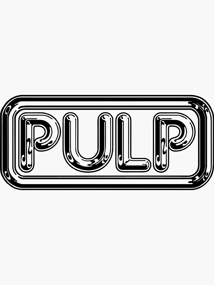 "PULP - BAND" Sticker by smolyyolie | Redbubble