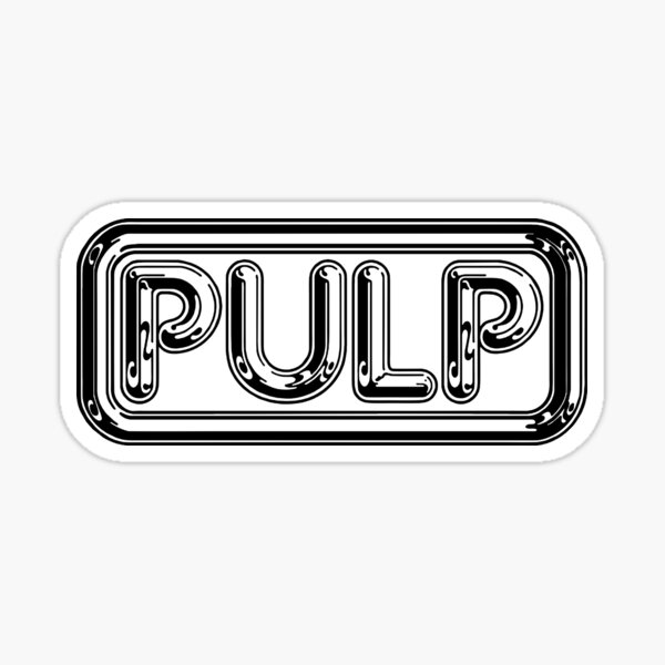 "PULP - BAND" Sticker by smolyyolie | Redbubble