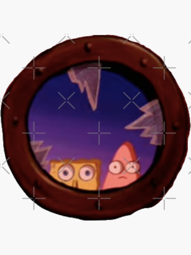 "Spongebob and Patrick Window" Sticker for Sale by HeatherLynn2 | Redbubble