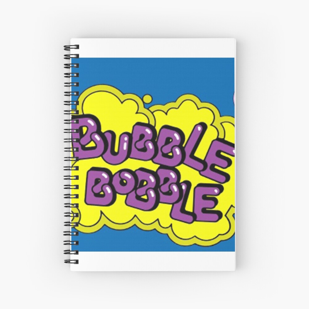 "Bubble Bobble Arcade" Spiral Notebook by RogerMooze | Redbubble