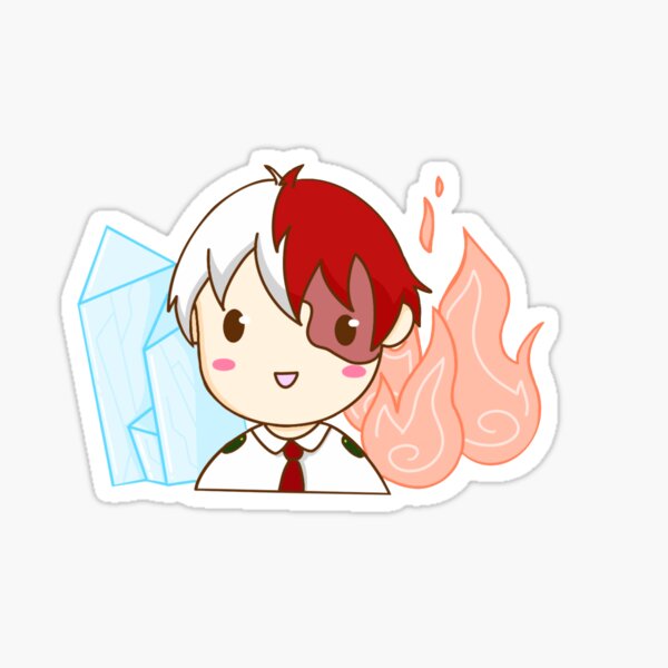 "Cute Todoroki" Sticker for Sale by matchamilkjam | Redbubble
