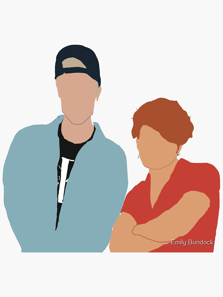"Kian and Jc drawing" Sticker for Sale by Noodle2002 | Redbubble