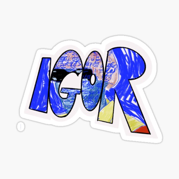 "Tyler the creators Igor" Sticker by Fly1ngSaucer | Redbubble