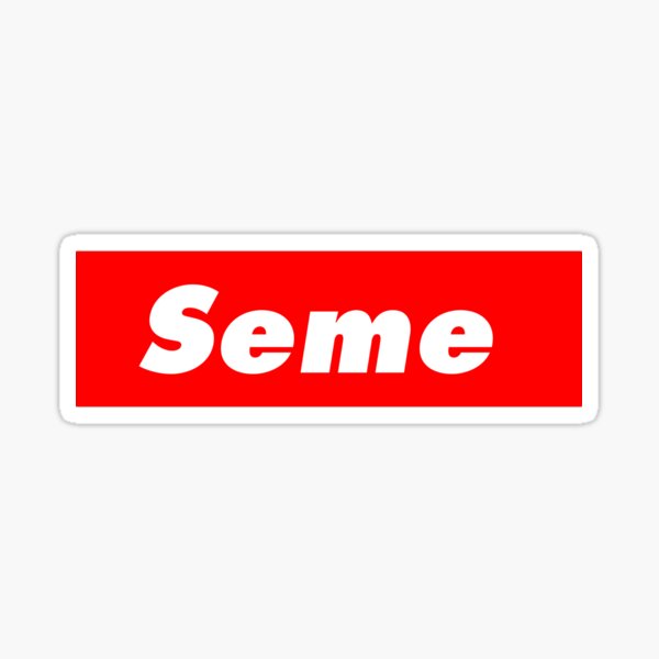 "Seme logo" Sticker by Fatcat28 | Redbubble