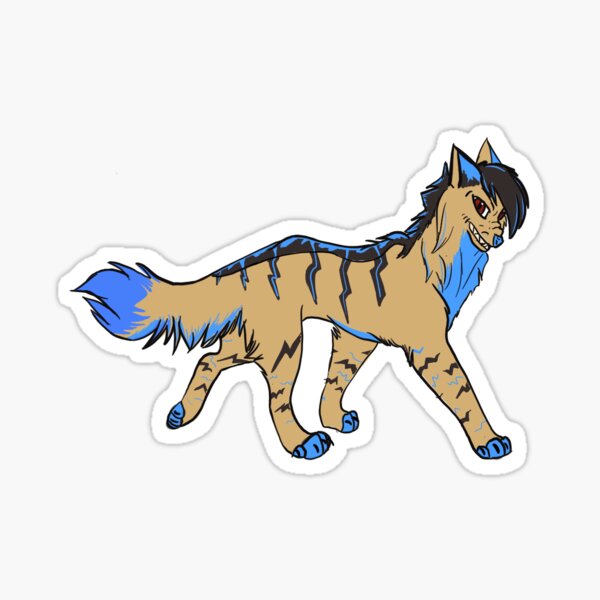 "Wolf fursona" Sticker by CrimsonIrony | Redbubble