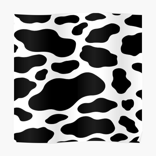 "cow print" Poster for Sale by anaclaracotta | Redbubble