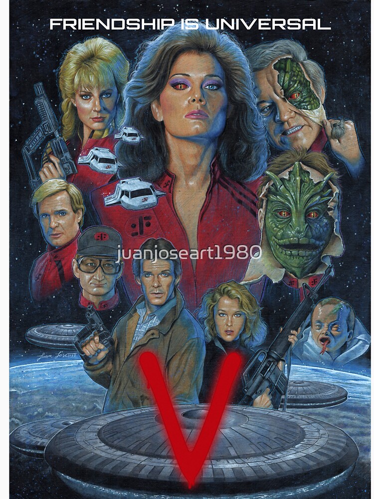 "V Visitors" T-shirt for Sale by juanjoseart1980 | Redbubble | v ...