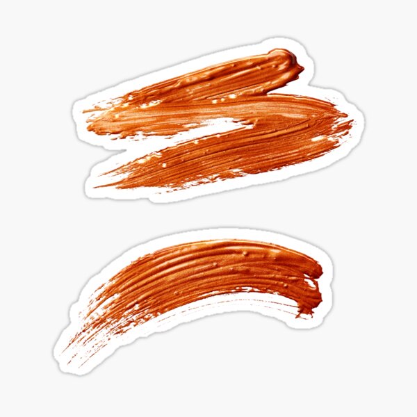"Thick Paint Strokes" Sticker for Sale by yassinou | Redbubble