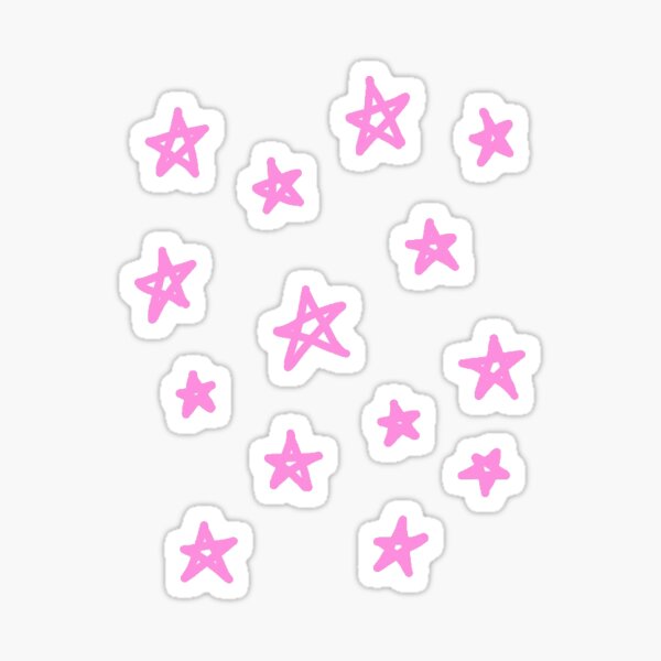 "Barbie pink star sticker pack" Sticker for Sale by theasim | Redbubble