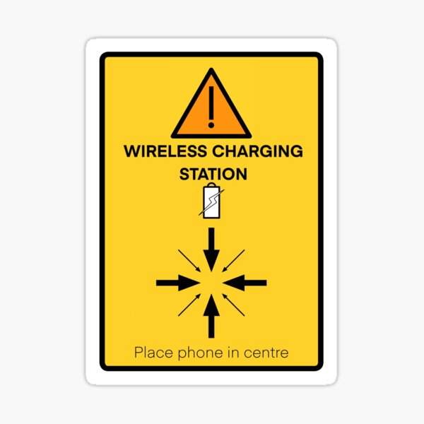 "Place to charge" Sticker for Sale by TROLLsticker | Redbubble