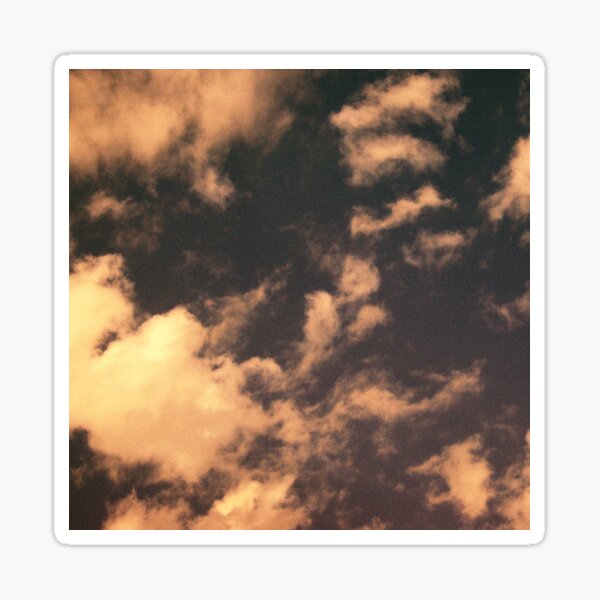 "Surreal Ominous Dark Sky With Glowing Clouds" Sticker for Sale by ...