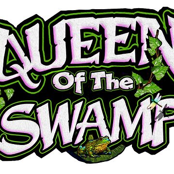 "QUEEN OF THE SWAMP!" Spiral Notebook for Sale by DAVIDSAVAGE | Redbubble
