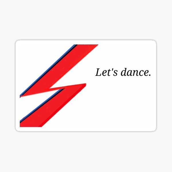 "Let's Dance" Sticker by twofeetbelow | Redbubble