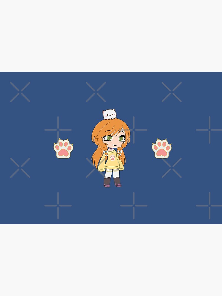 "Gacha Life series - Katie chan and her cat" Mask for Sale by uwu-kitty ...