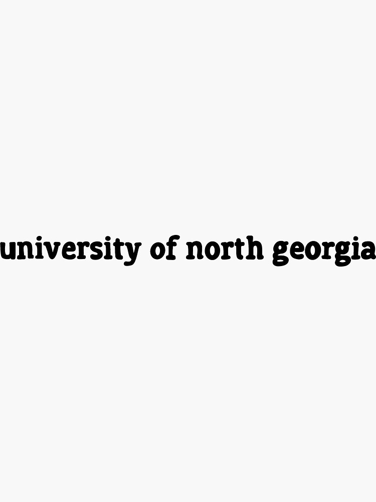 "university of north georgia" Sticker for Sale by faithypotamus | Redbubble