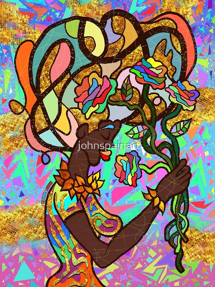 «Rosas (Parte 2) (Serie Oro)» de johnspainart | Redbubble