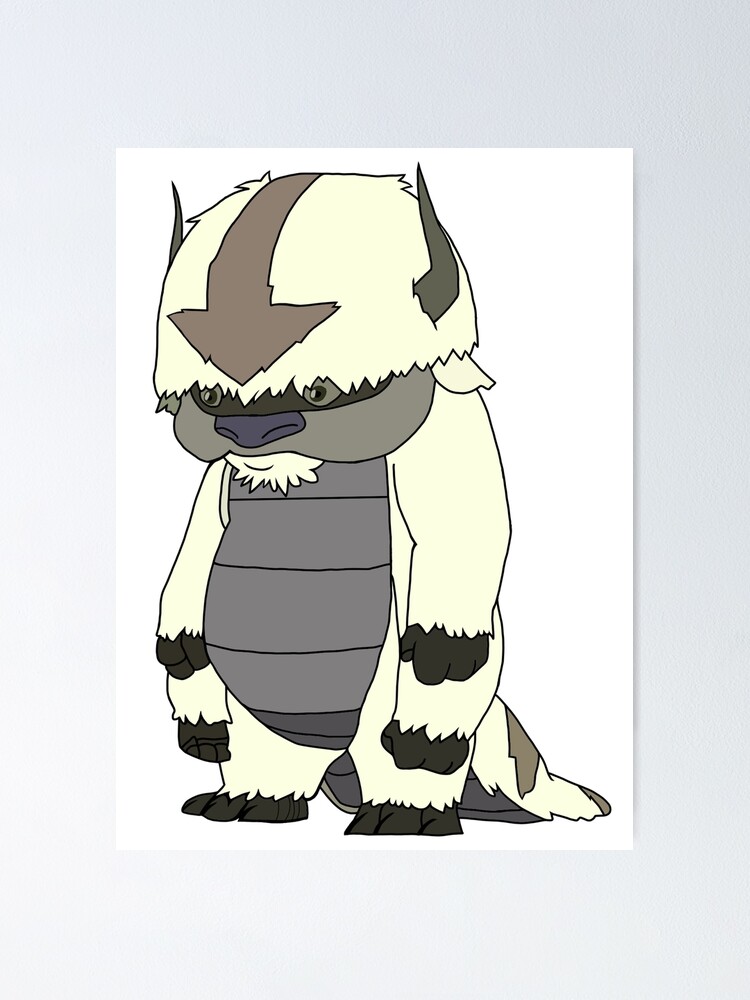 "Standing Appa: Avatar The Last Airbender" Poster for Sale by aolaniiss ...
