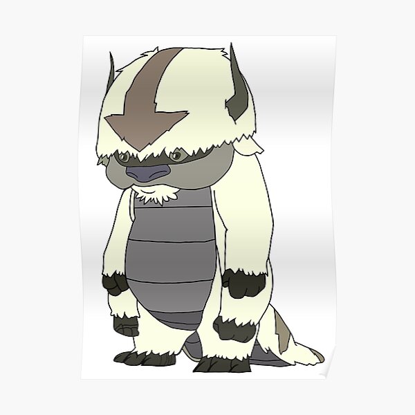 "Standing Appa: Avatar The Last Airbender" Poster for Sale by aolaniiss ...