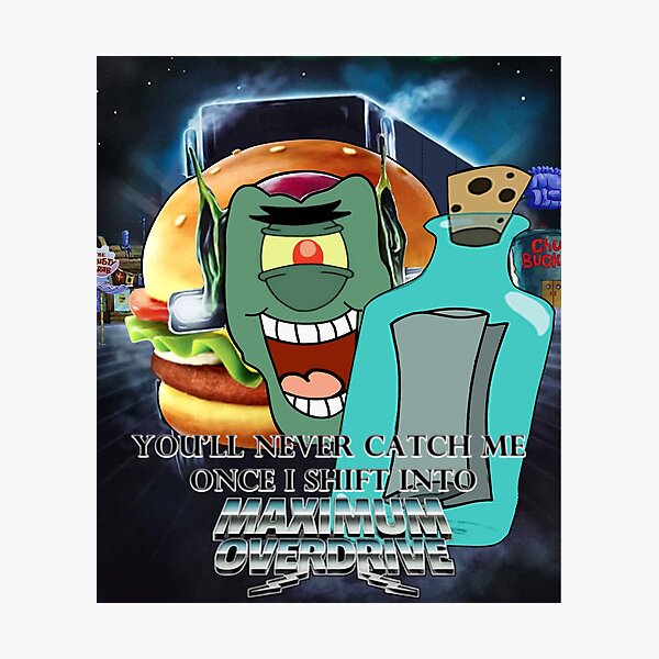 "Spongebob Squarepants "Maximum Overdrive"" Photographic Print by ...