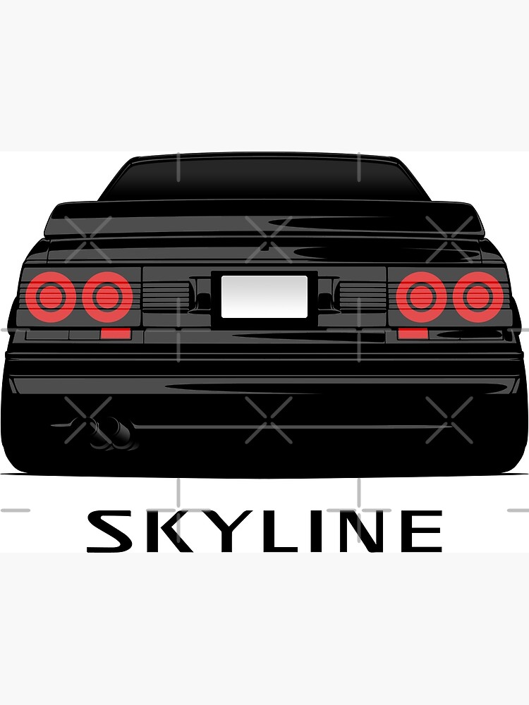 "Nissan Skyline R31 Sukairain" Poster for Sale by w1gger | Redbubble