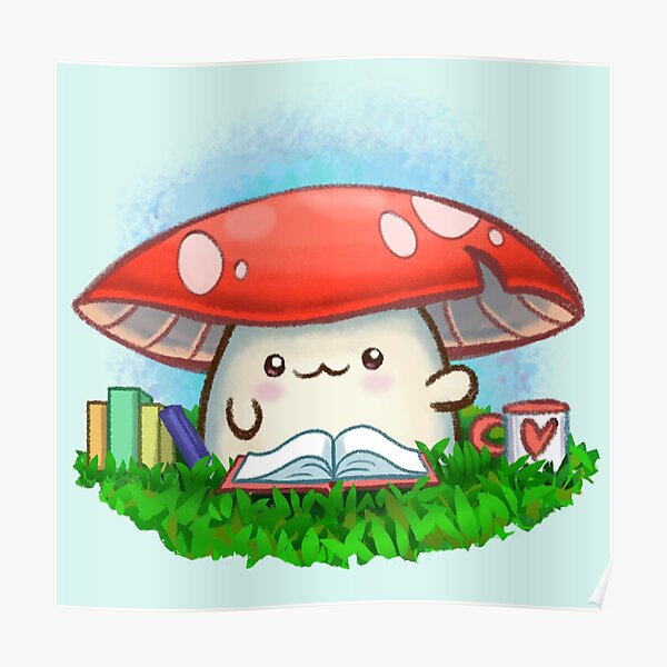 Póster «Honguito kawaii» de GustavArt93 | Redbubble