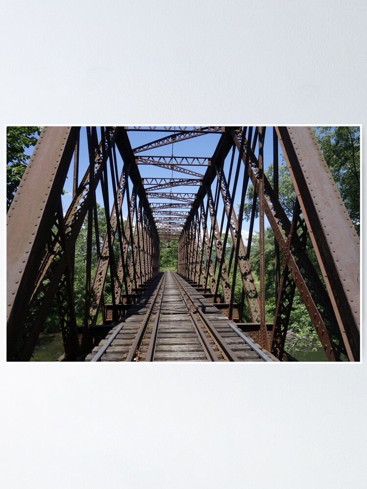 "Abandoned Rusty Train Trestle " Poster by Stratus13 | Redbubble