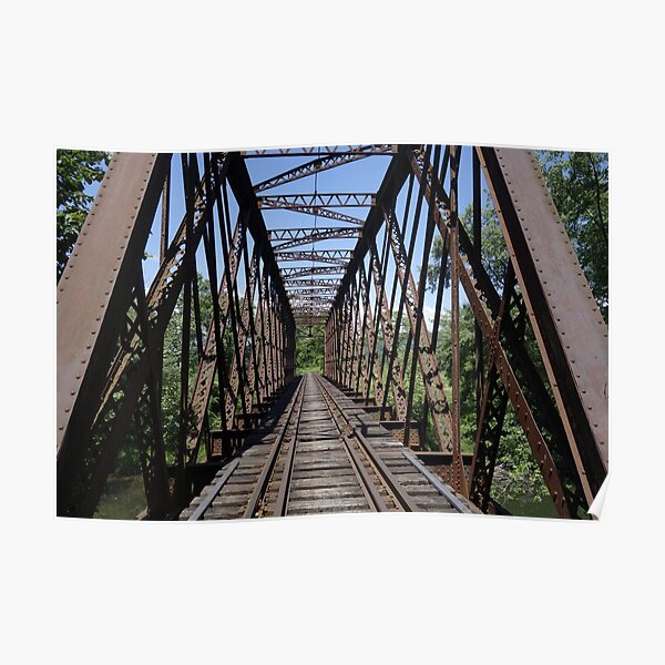 "Abandoned Rusty Train Trestle " Poster by Stratus13 | Redbubble